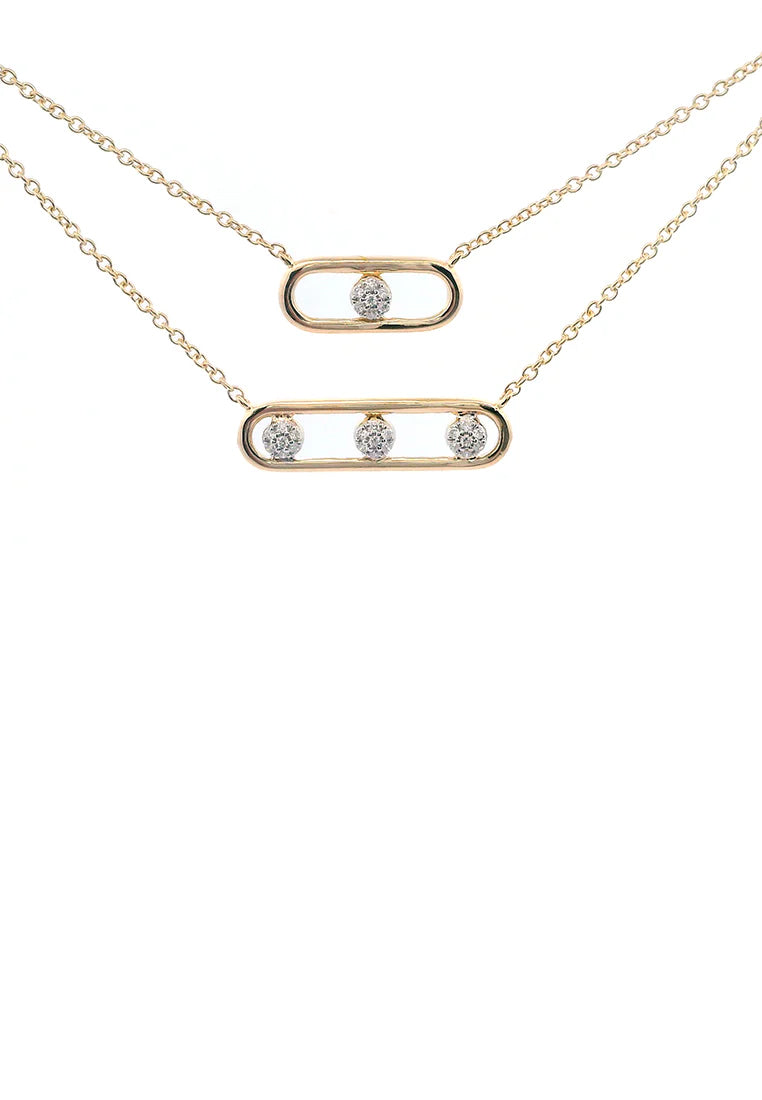 Diamond Chain Pendant (DCP-547) – Karat World