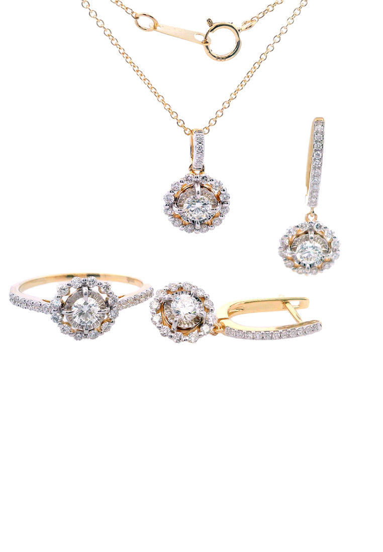 Diamond Set Chain Pendant (DSCP-238) – Karat World